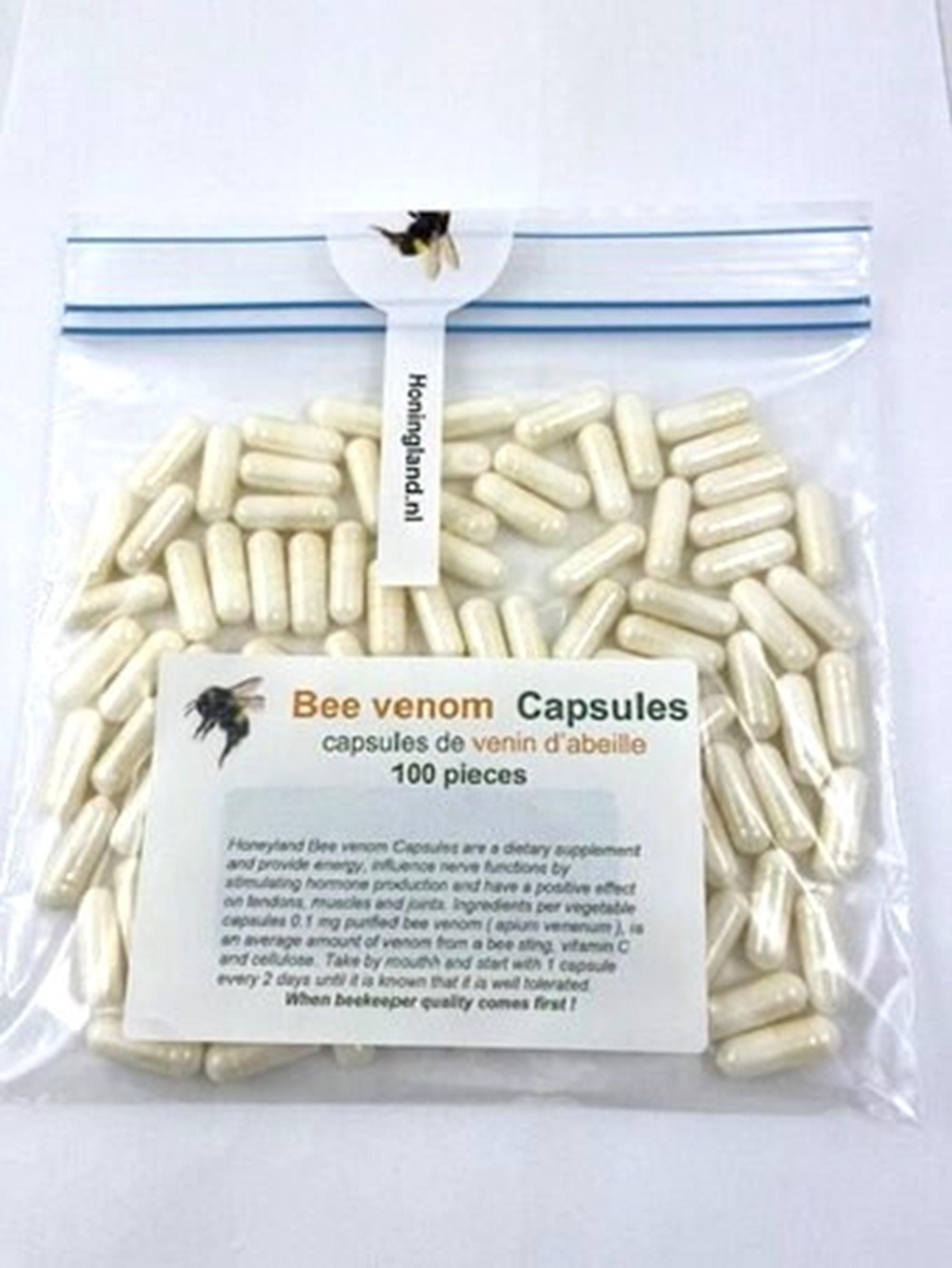 Bee Venom Capsules, Capsules De Venin D'abeille, Bee Venom Capsules 100 ...