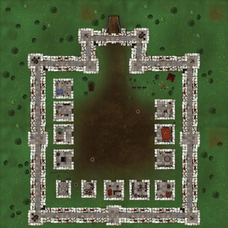 Massive Maps 24 Digital Map Download Dnd Battle Map, D&D, Dungeons and ...