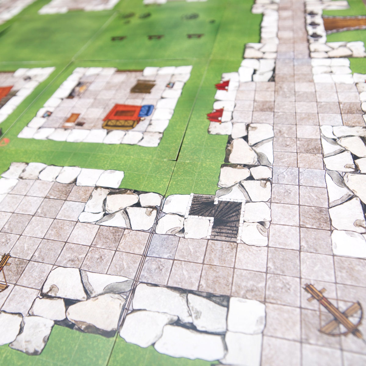 Modular Castle Tiles, Dungeons and Dragons Battle-map, Tabletop Terrain ...