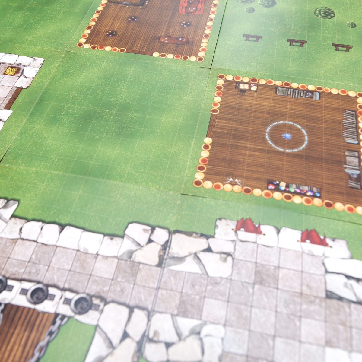 Modular Fortification Castle Tiles, Dungeons and Dragons Battle-map ...