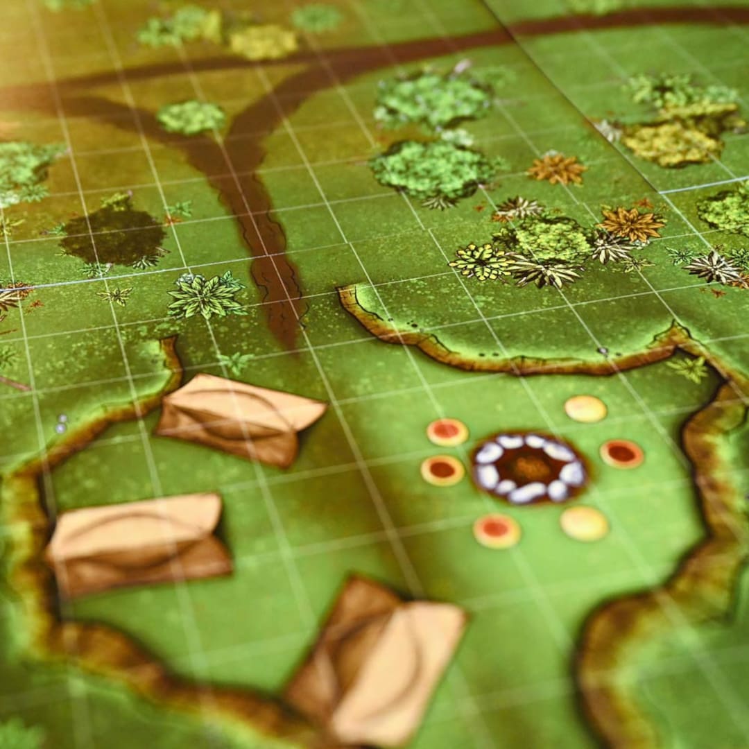 Forbidden Forest Modular Terrain Tiles, Dungeons and Dragons Battle-map ...