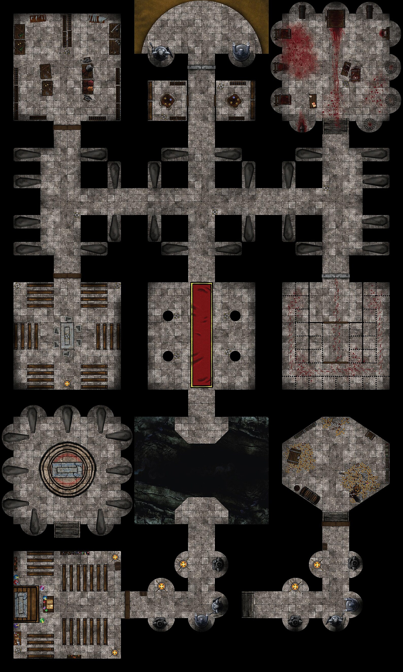 Massive Maps 24 Digital Map Download Dnd Battle Map, D&D, Dungeons and ...