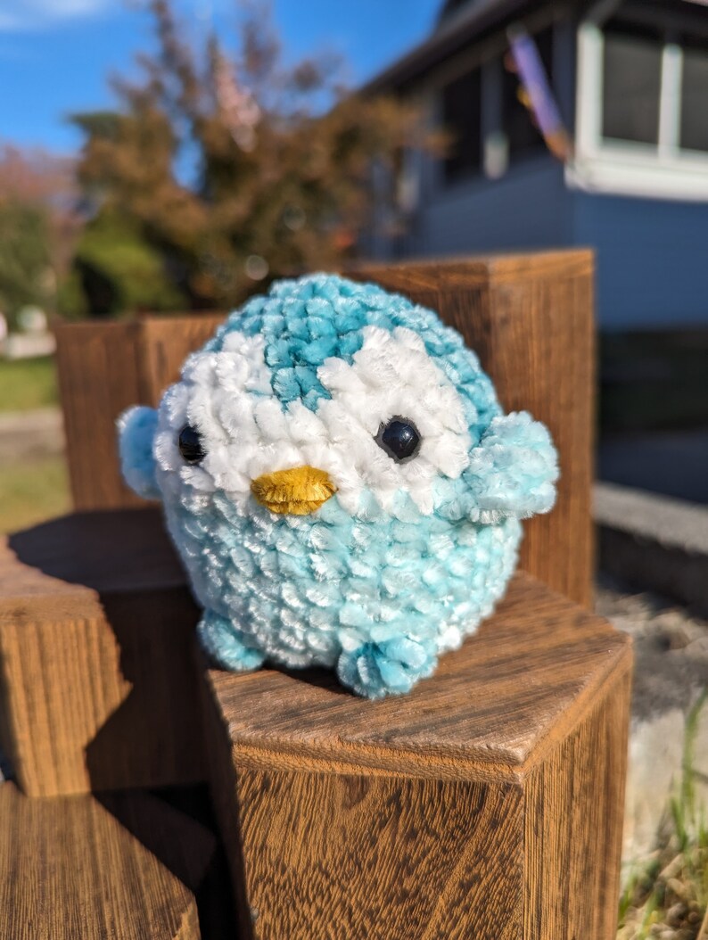 Crochet Penguin Plushie Amigurumi Stuffed Animal - Etsy