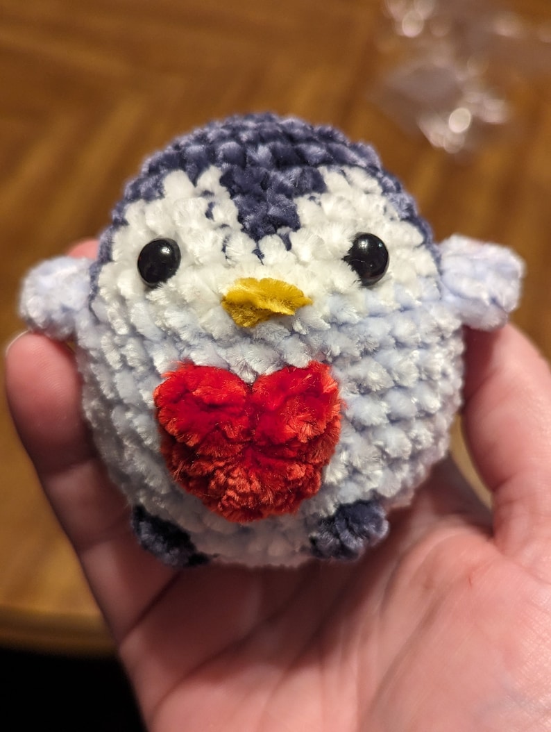 Crochet Penguin Plushie Amigurumi Stuffed Animal - Etsy
