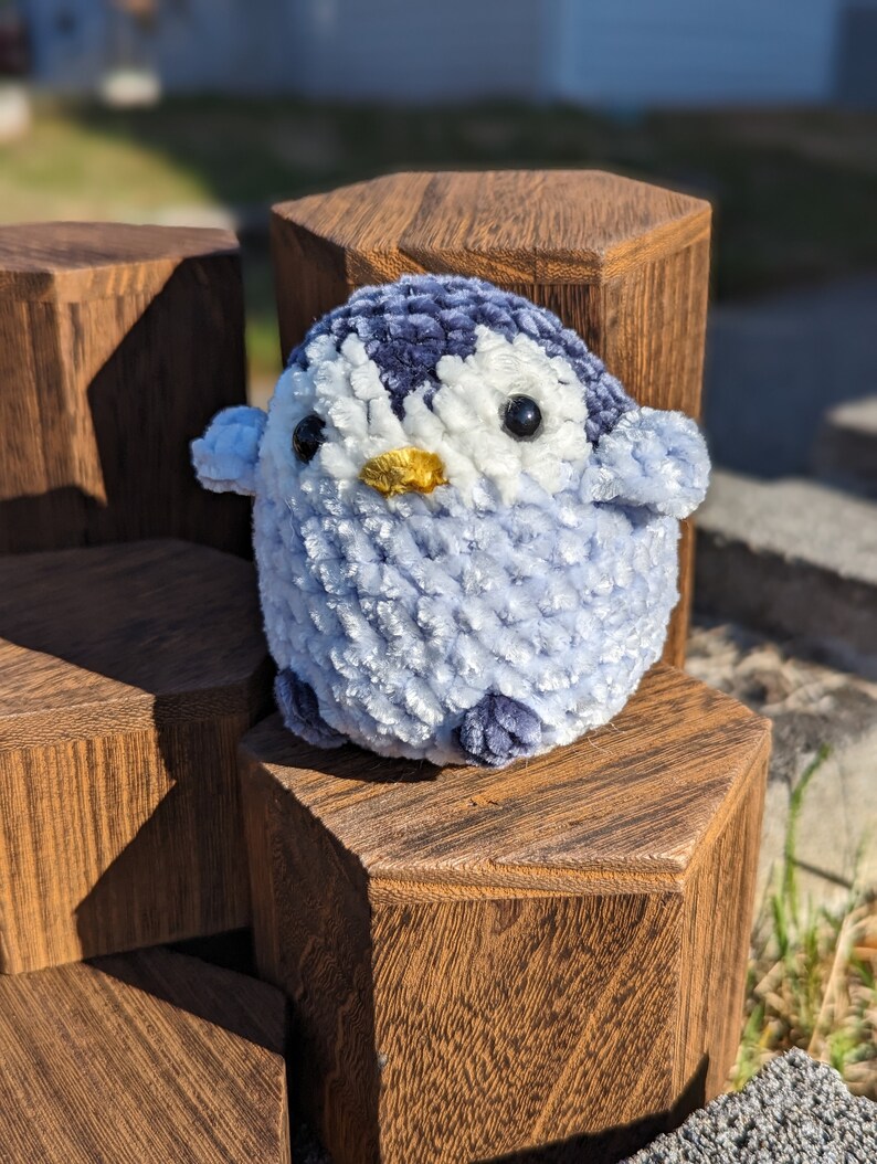 Crochet Penguin Plushie Amigurumi Stuffed Animal - Etsy