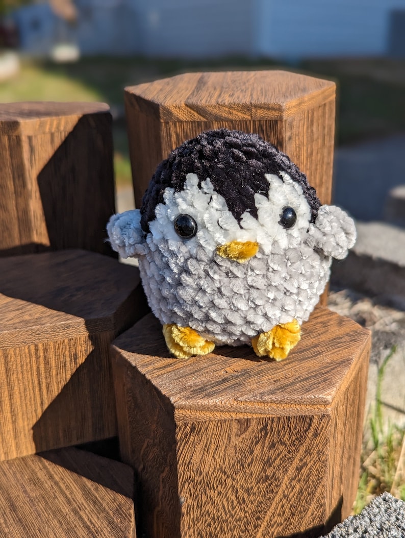 Crochet Penguin Plushie Amigurumi Stuffed Animal - Etsy