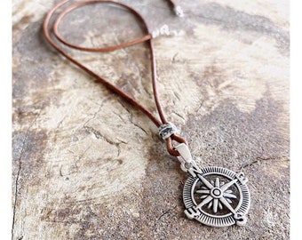 Compass pendant | Etsy