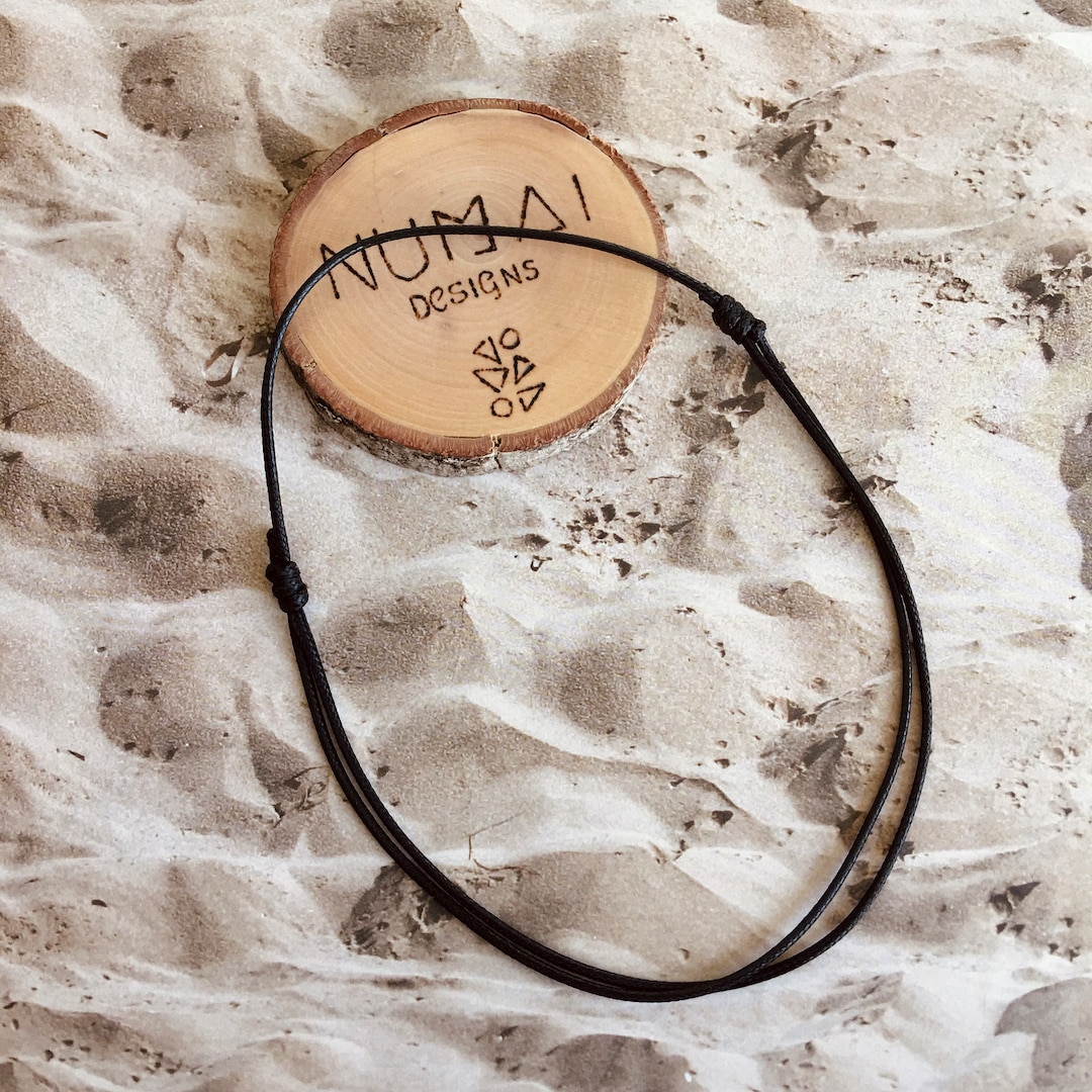 Surf Necklace With Two Sliding Barrel Knots and Optional Heavy Duty ...
