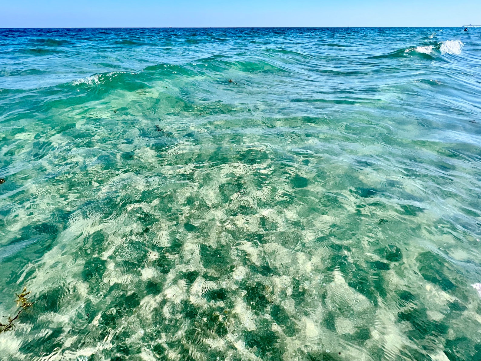 Four Crystal Clear Aqua Green and Blue Ocean Water Printable Digital ...