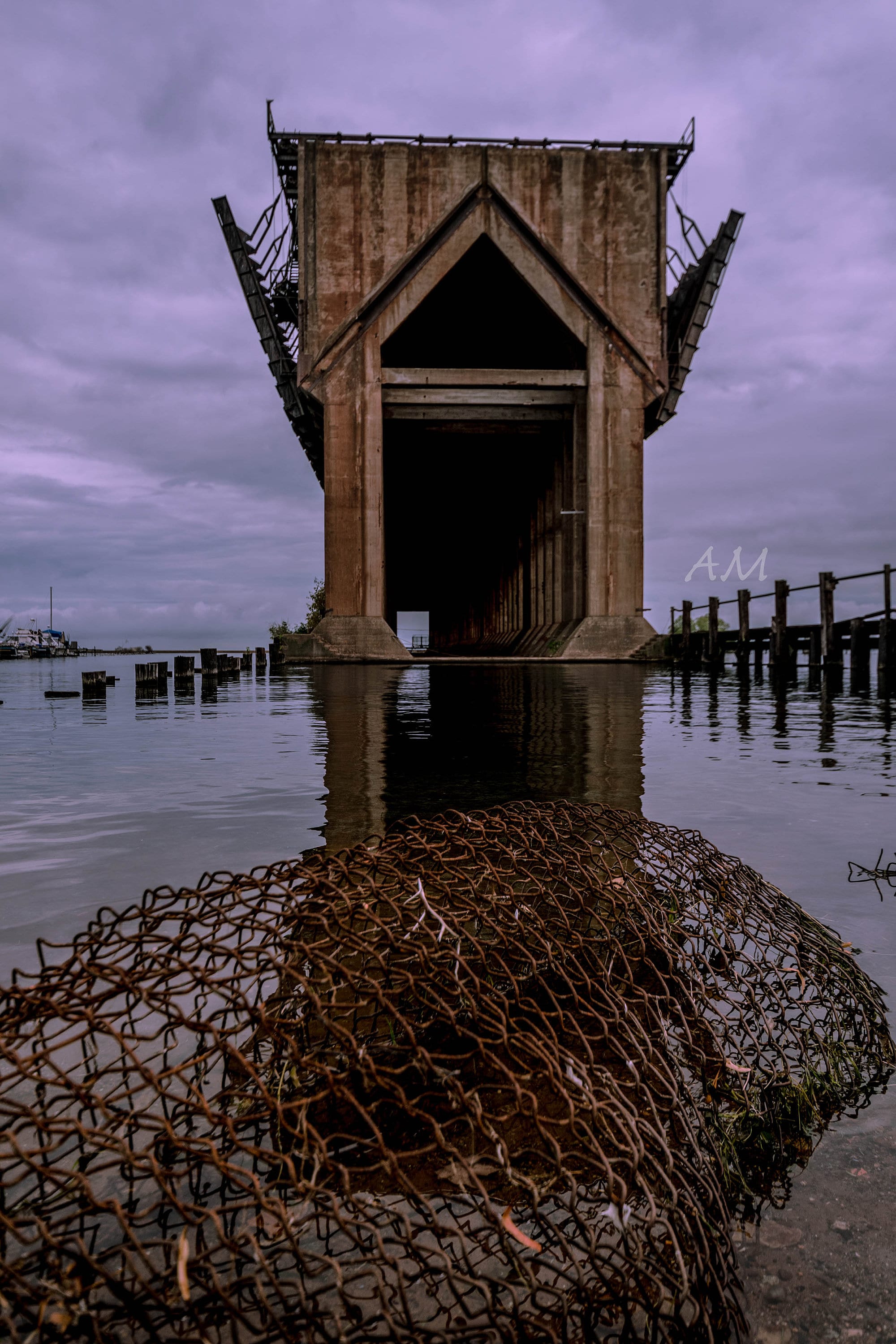 Moody Abandoned Ore Dock Art Print / Marquette Michigan Photography - Etsy