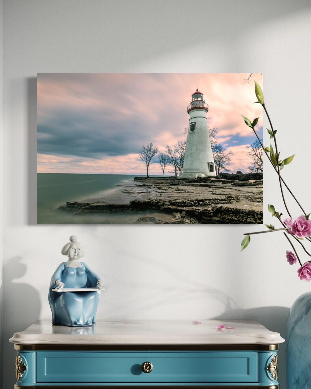 Marblehead Lighthouse Print / Lake Erie Ohio Photography / Great Lakes ...