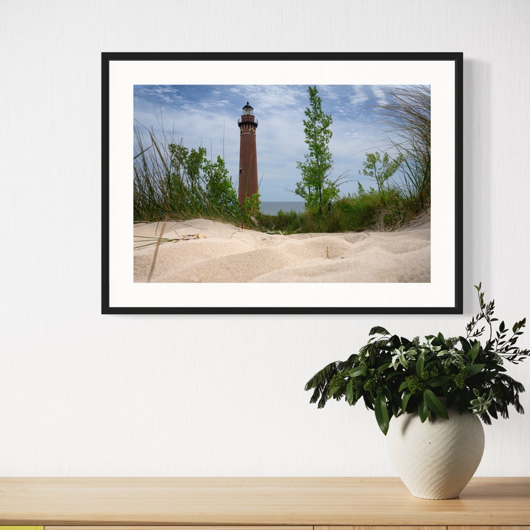 Little Sable Lighthouse Print, Michigan Lake Landscape Photography - Etsy