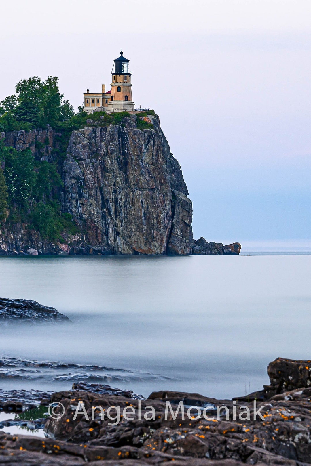 Split Rock Lighthouse Print Vertical / Minnesota Lake - Etsy