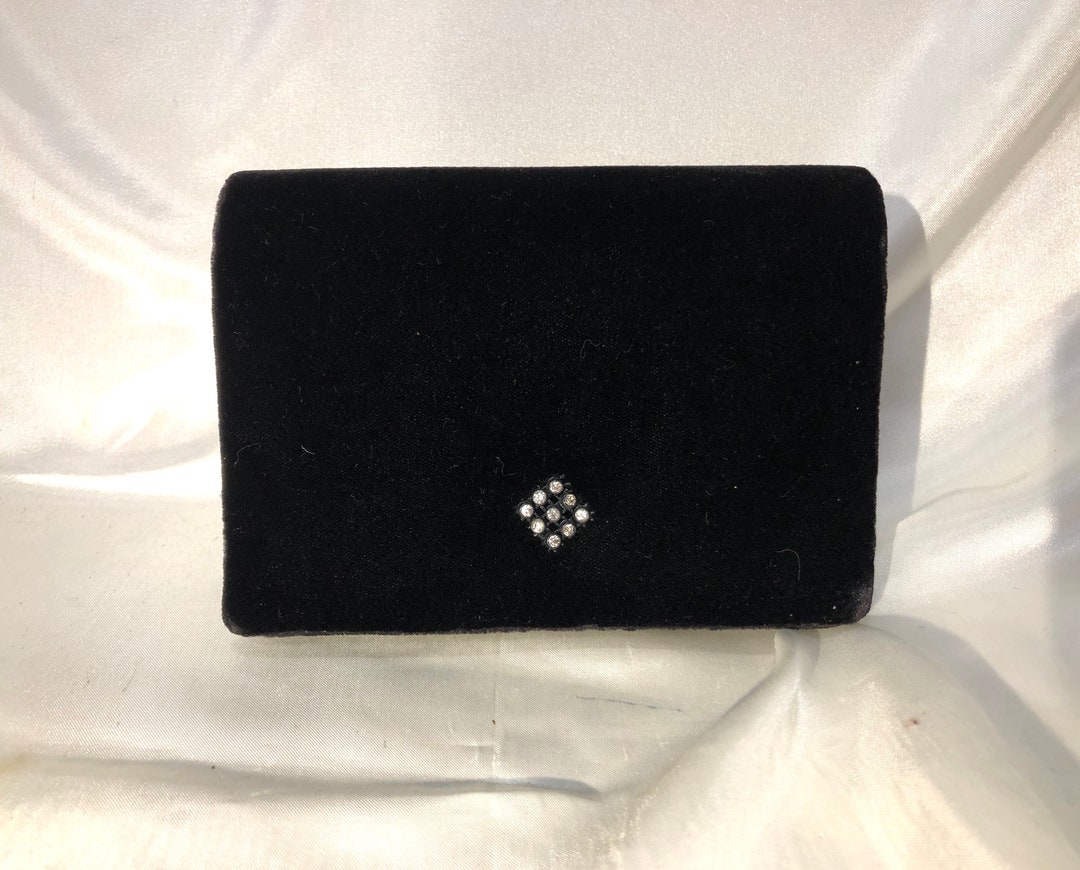 Pacific Connection - A Gorgeous Black Velvet Evening "boxy" Cross Body ...