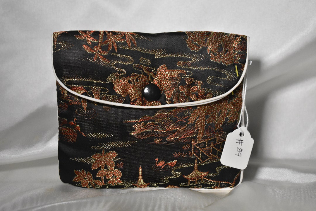Vintage Asian Embroidered Purse - Etsy