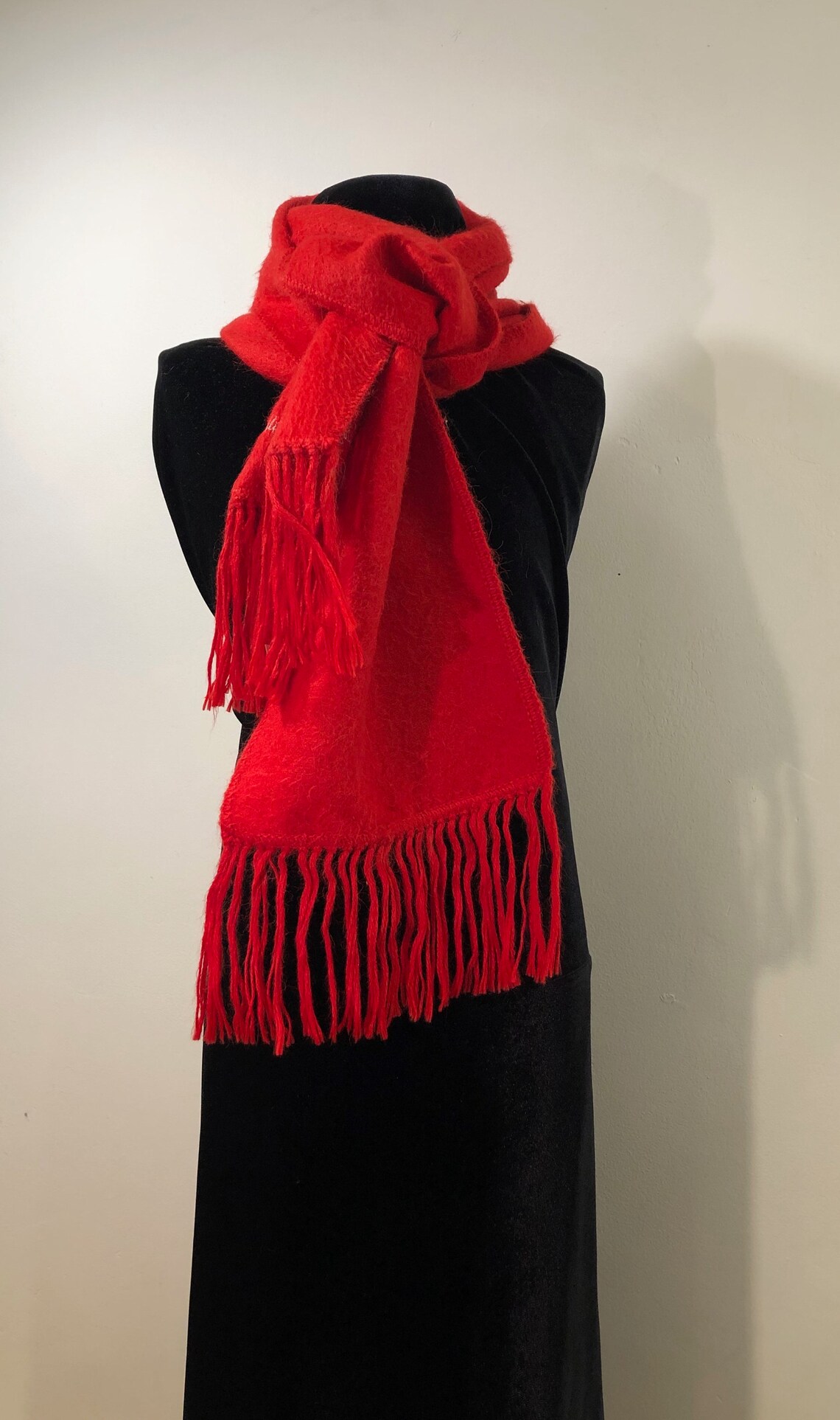 Camargo Alpaca A Luscious Vivid Red Super Soft Alpaca Scarf - Etsy
