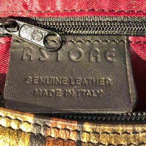 Astore - Made in Italy - a Black Leather Pouch/shoulder Bag With a ...