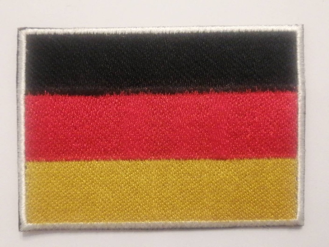Germany Flag German Flag Patch Iron on Embroidered Hotfix - Etsy
