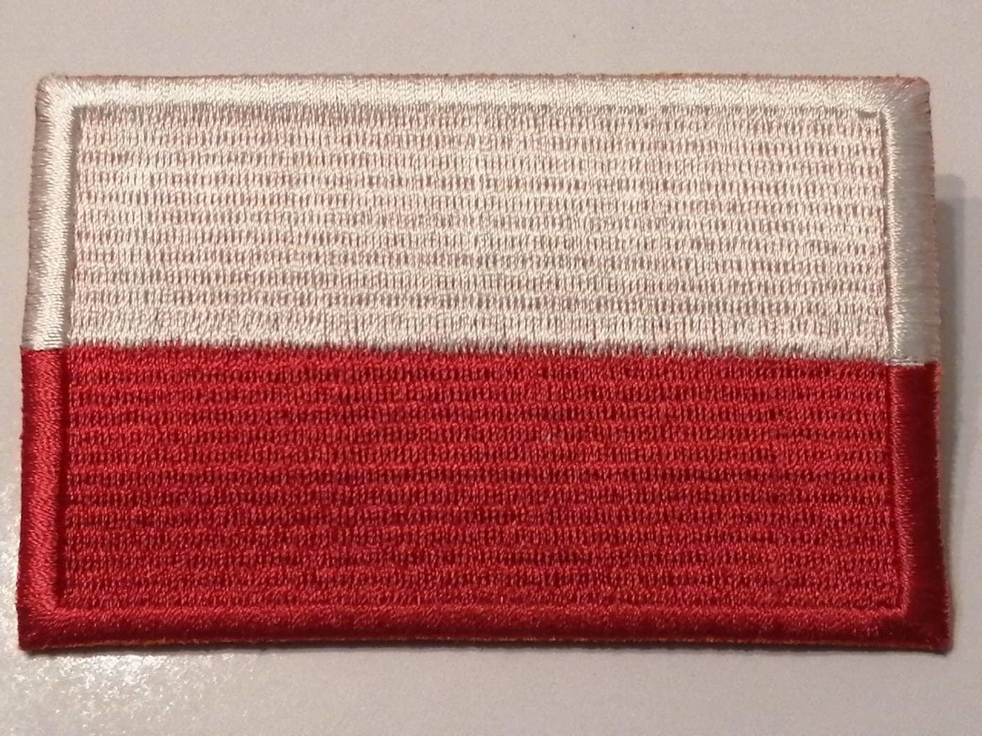 Poland Flag Polska Polish Flag Patch Iron on Embroidered Patch Hotfix ...