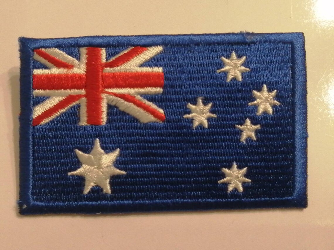 Australia Flag Australian Flag Patch Iron on Embroidered Patch 7.90 Cm ...