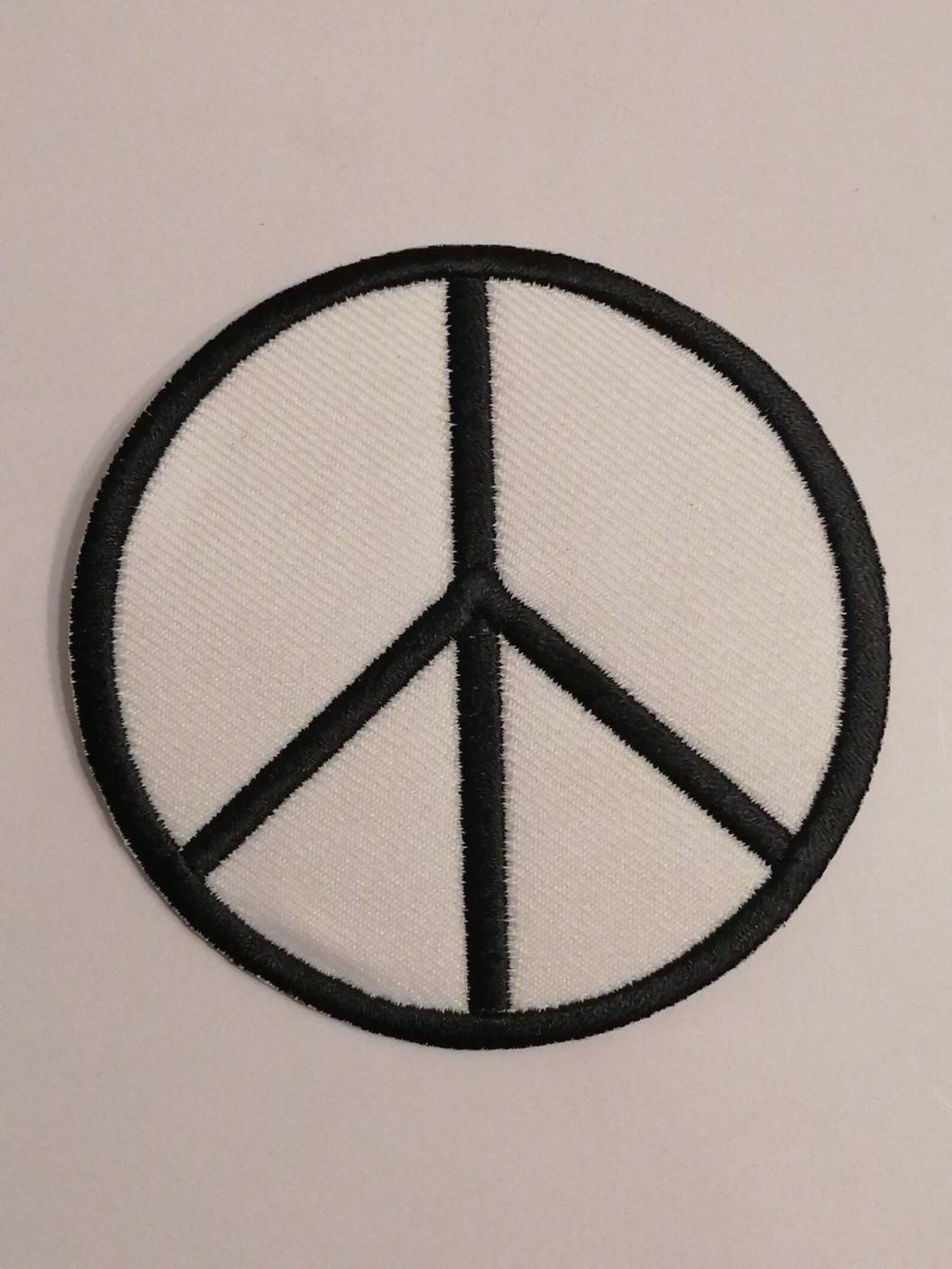 Peace Sign Beautiful Patch Iron on Embroidered Hotfix Patch 8 Cm X 8 Cm ...