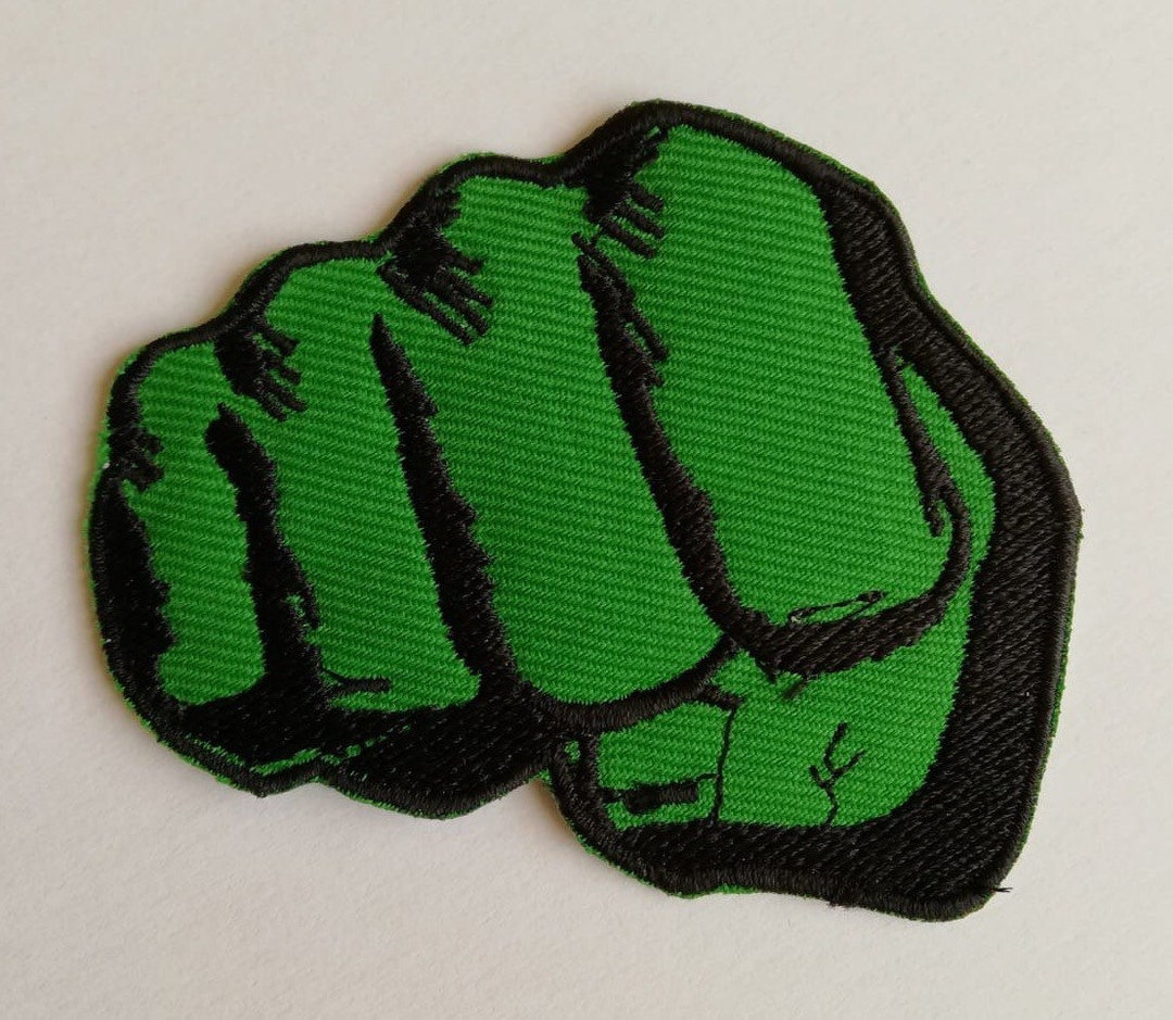 Hulk Fist Super Hero Hulk Patch Iron on Embroidered Patch 7.5 Cm X 7cm ...