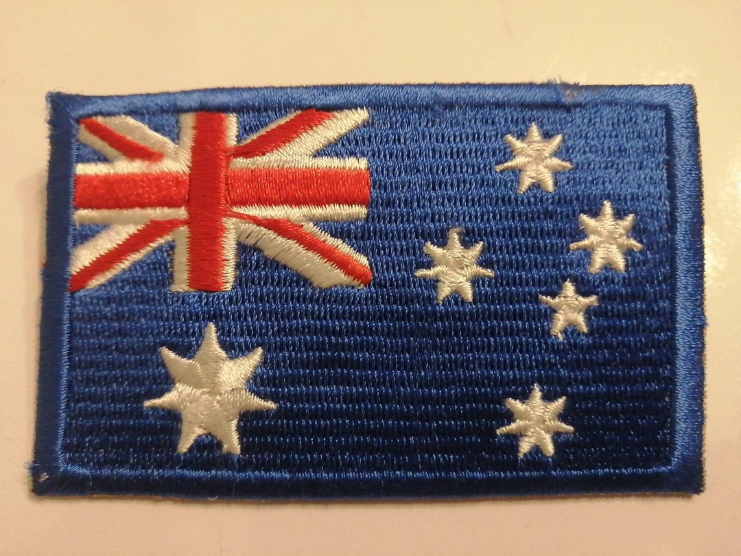 Australia Flag Australian Flag Patch Iron on Embroidered Patch - Etsy UK