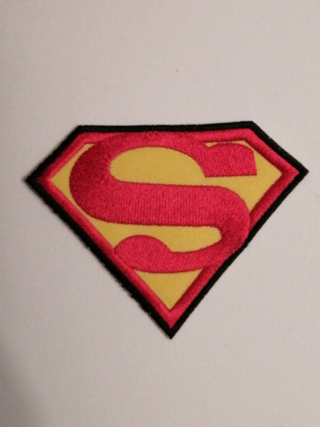 Superman Super Hero Patch Iron En Bordado Parche 8.80 cm x - Etsy España