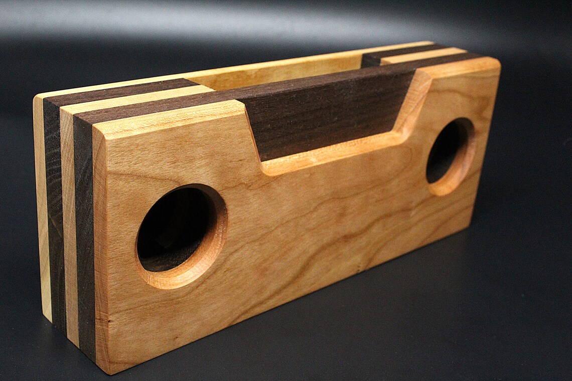 Wooden Cell Phone Amplifier passive Cherry & Walnut - Etsy