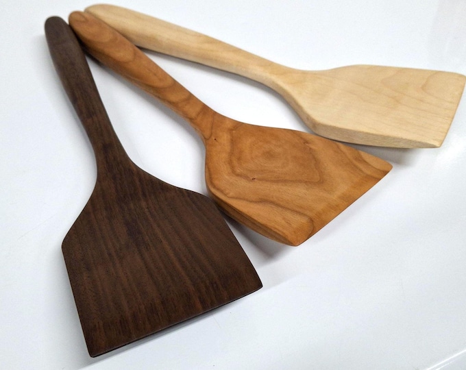 Solid Wood Spatula, USA Handcrafted From Local Harwoods - Etsy