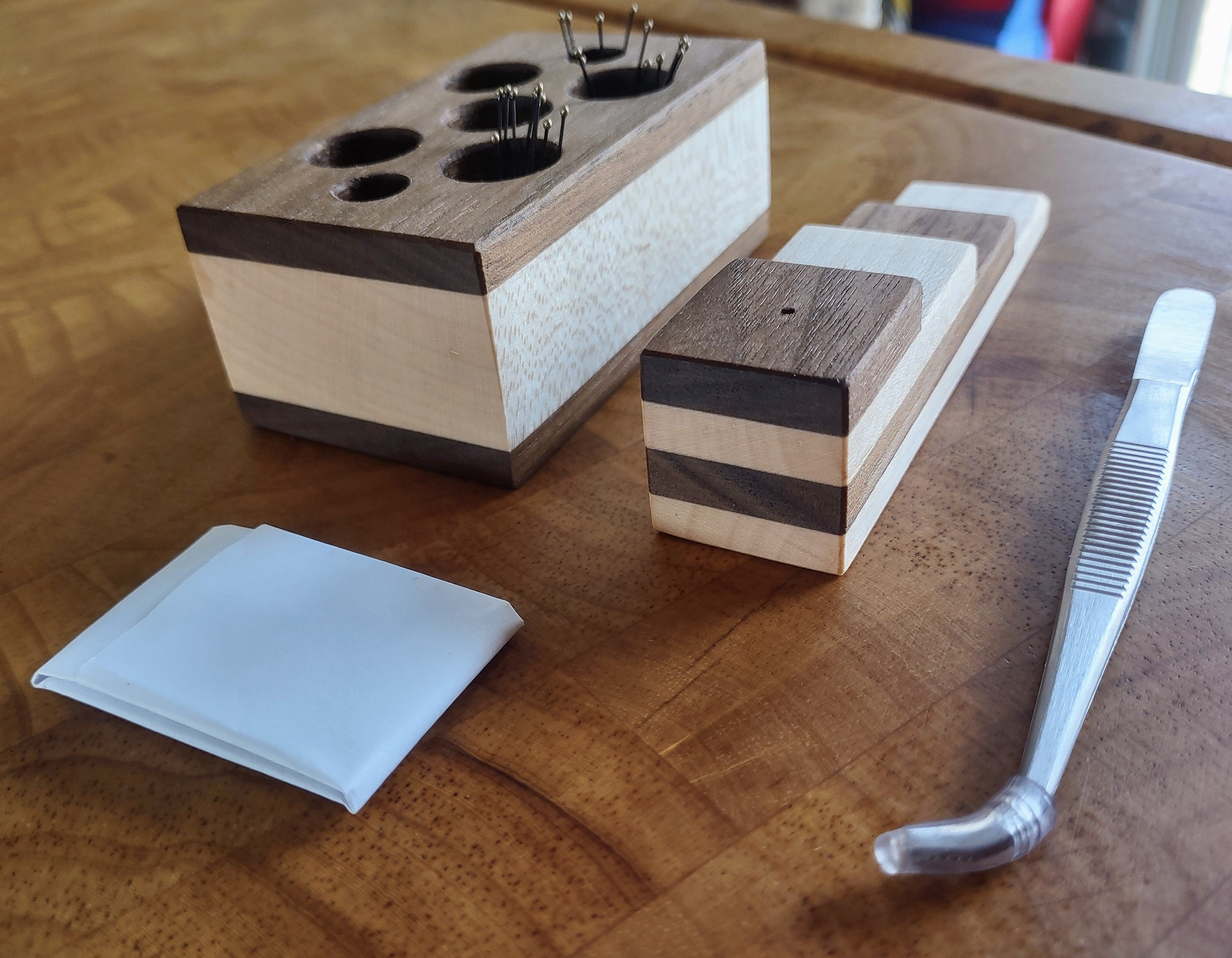 Insect Pinning Tools Handcrafted From Black Walnut and Maple - Optional ...