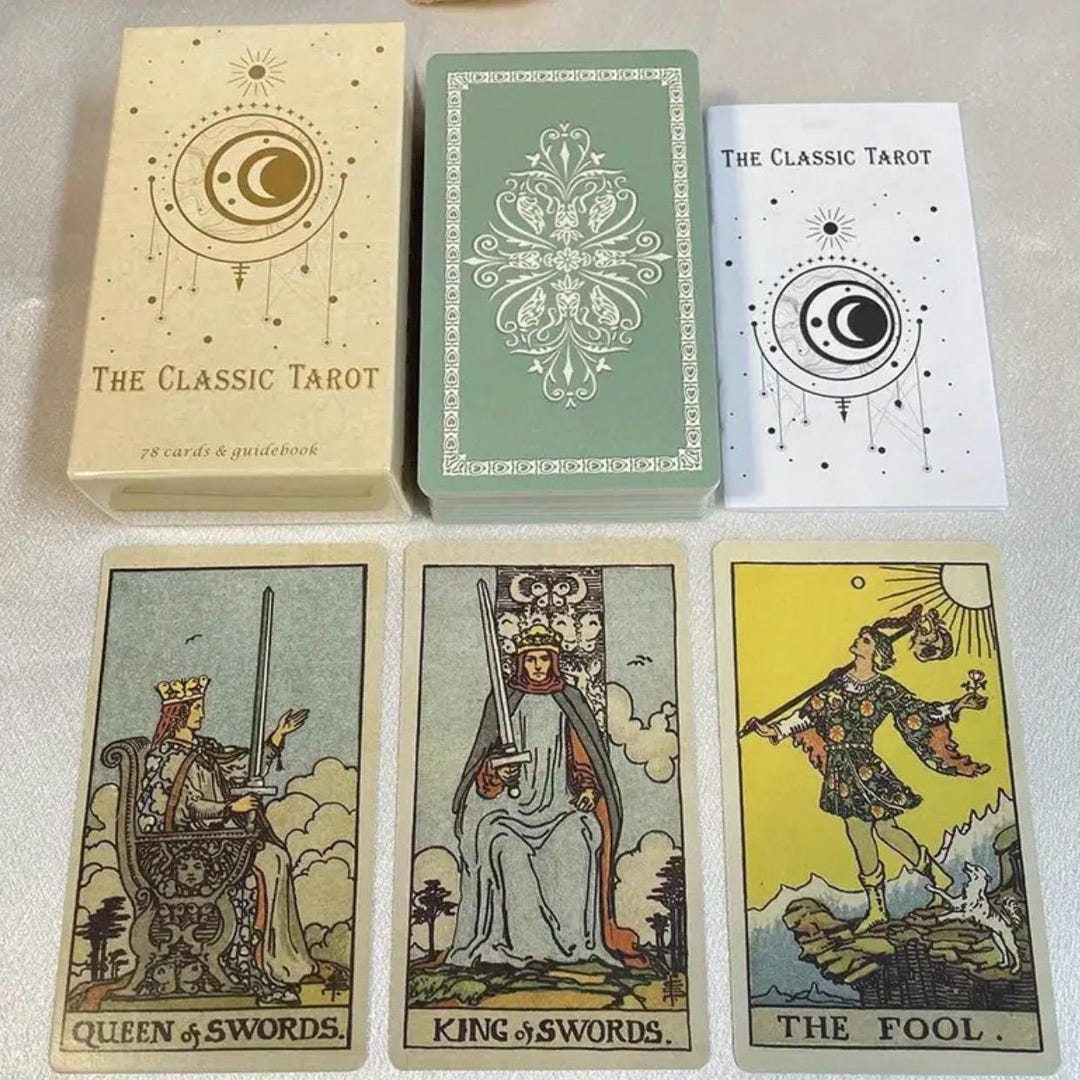 The Classic Tarot Classic Tarot Deck Cards Tarot Deck With Guidebook - Etsy
