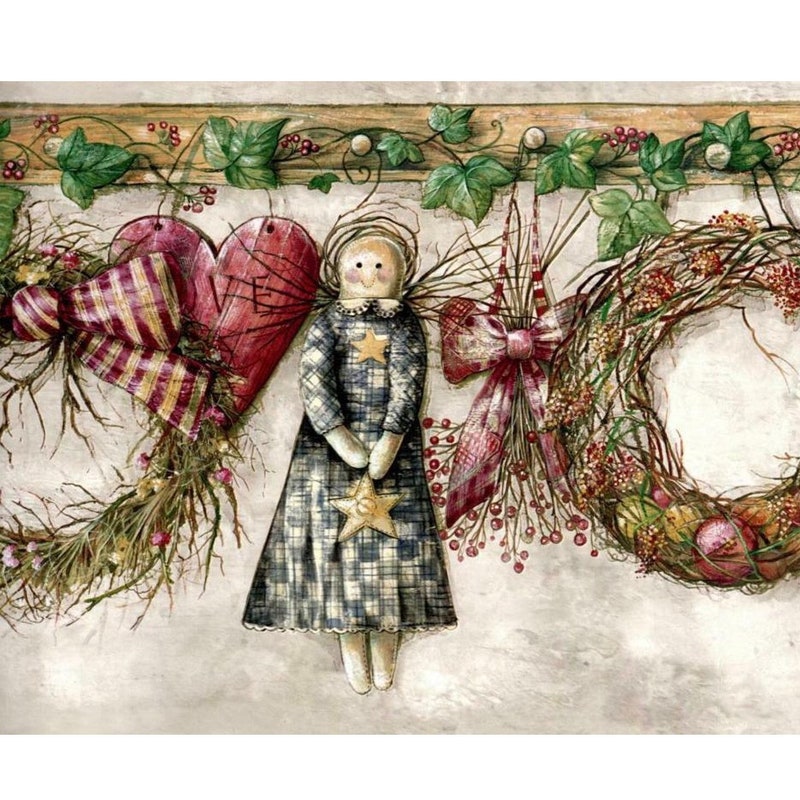 Country Wallpaper Border - Etsy