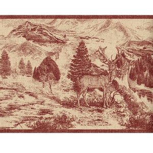 elk wallpaper border