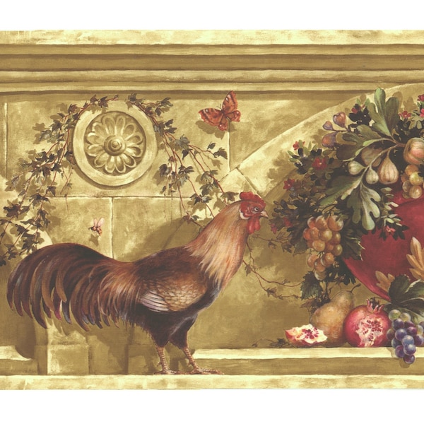 Rooster Wallpaper - Etsy