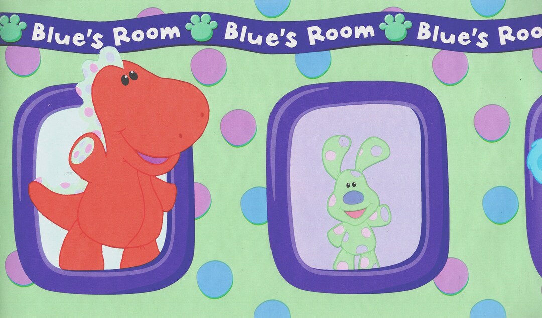 Blues Clues Wallpaper Border, Blue's Clues TV Show Children Wallpaper ...