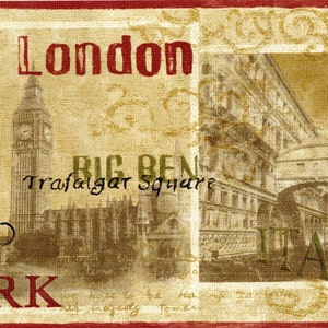 Cities & Skyline Wallpaper Border, World Travel Big City Posters ...