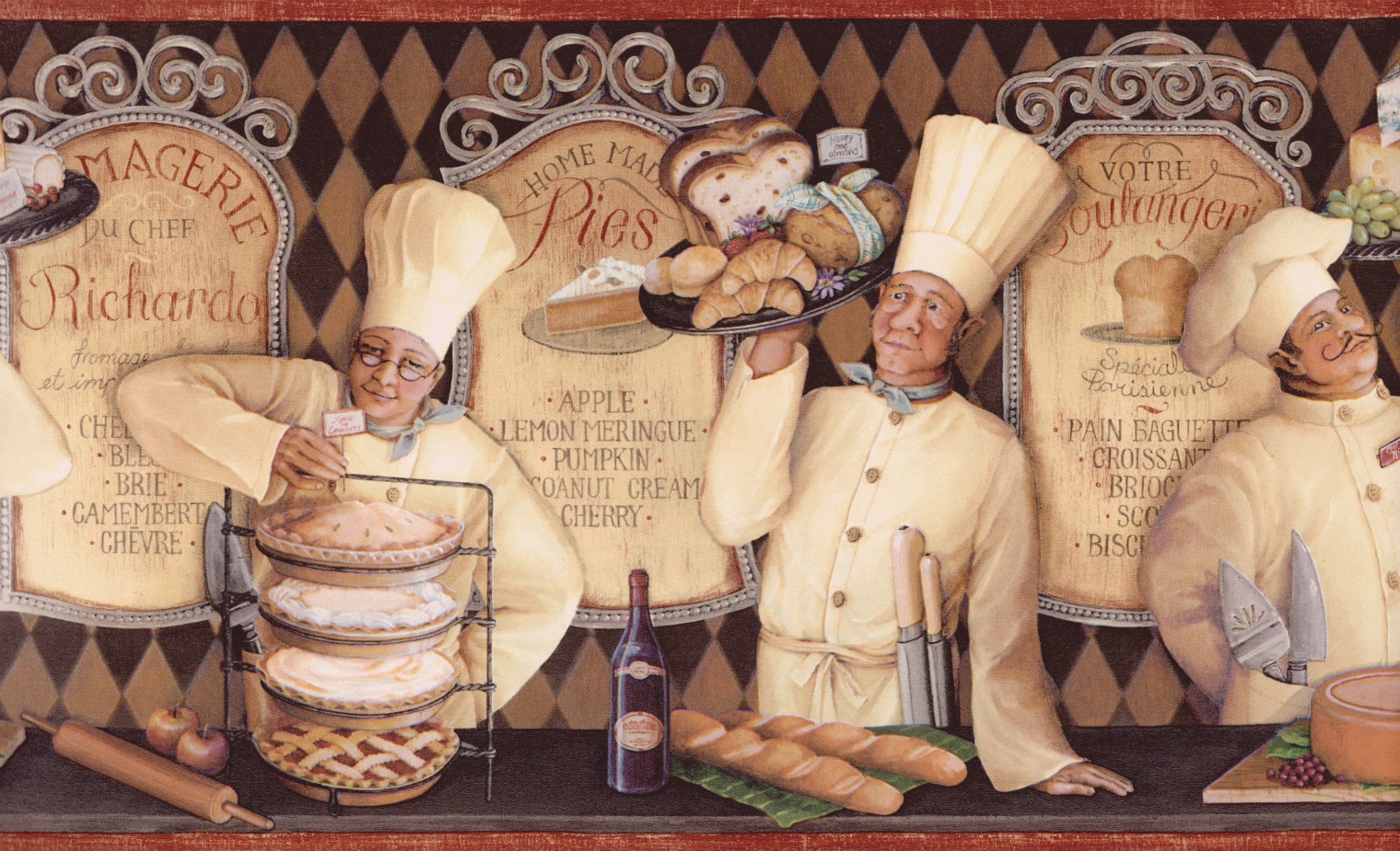 Vintage Baking Wallpaper