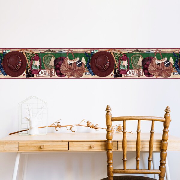 Cabin Border Wallpaper - Etsy