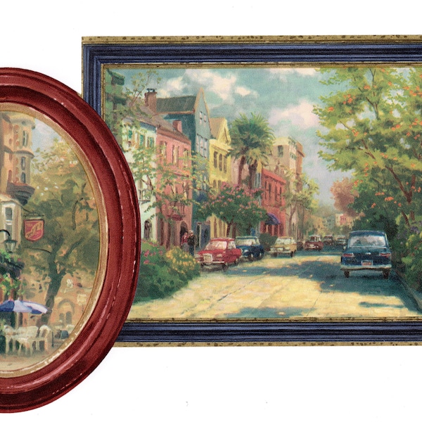 Thomas Kinkade Wallpaper Border - Etsy