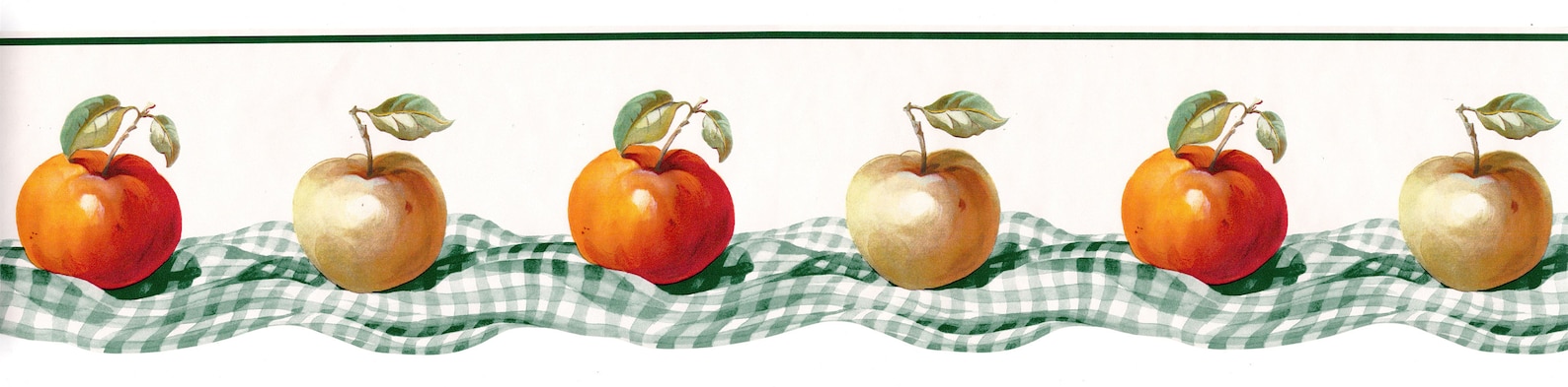 Apple Wallpaper Border Apples Die Cut Wallpaper Border - Etsy