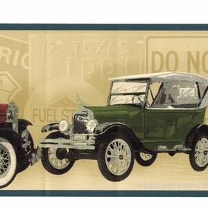 Antique Classic Cars Wallpaper Border, Tan & Blue Trim, 15 Ft - Etsy