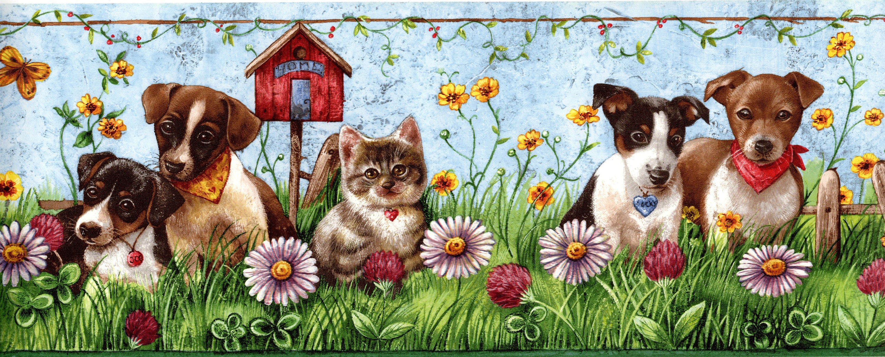 Dog Themes With Wallpaper Borders