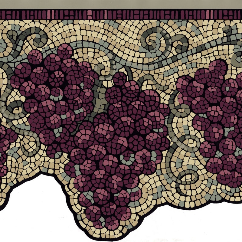 Grape Mosaic - Etsy
