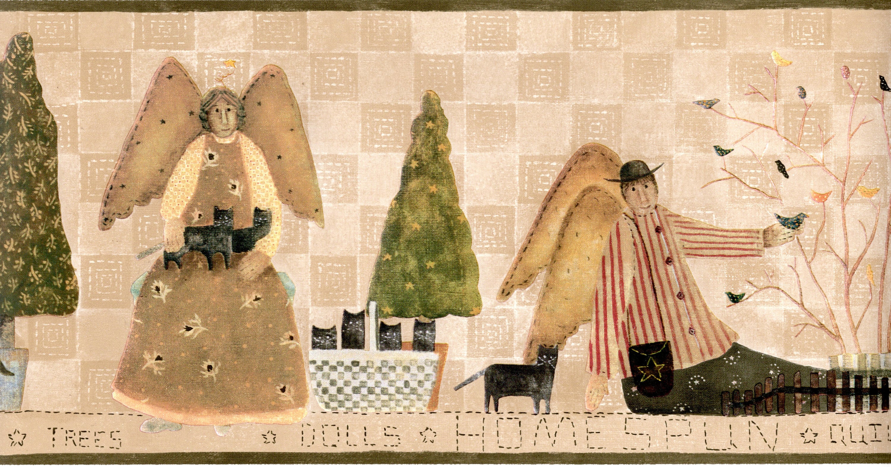 Primitive Christmas Wallpaper