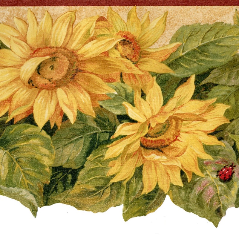 Sunflower Wall Border - Etsy