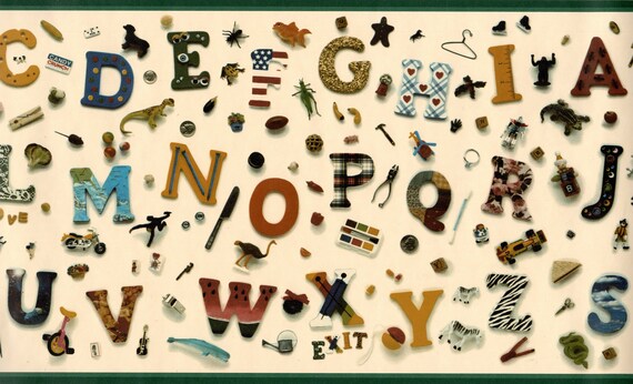 Abc Wallpaper Border