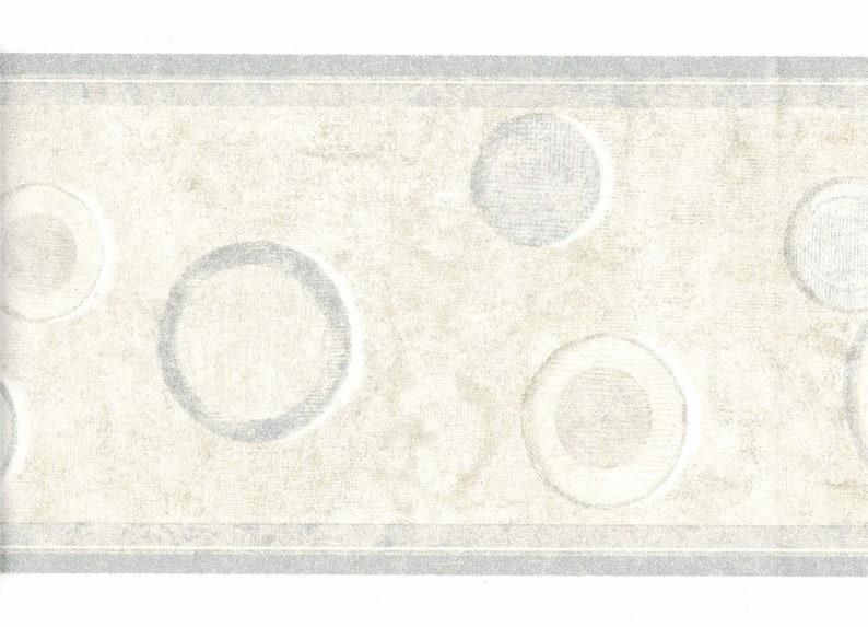 Modern Light Silver Gray Dot Wallpaper Border Silver Light - Etsy