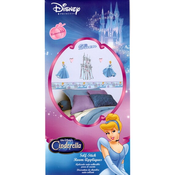 Disney Cinderella Wall Decals Princess Kids Stickers Peel | Etsy