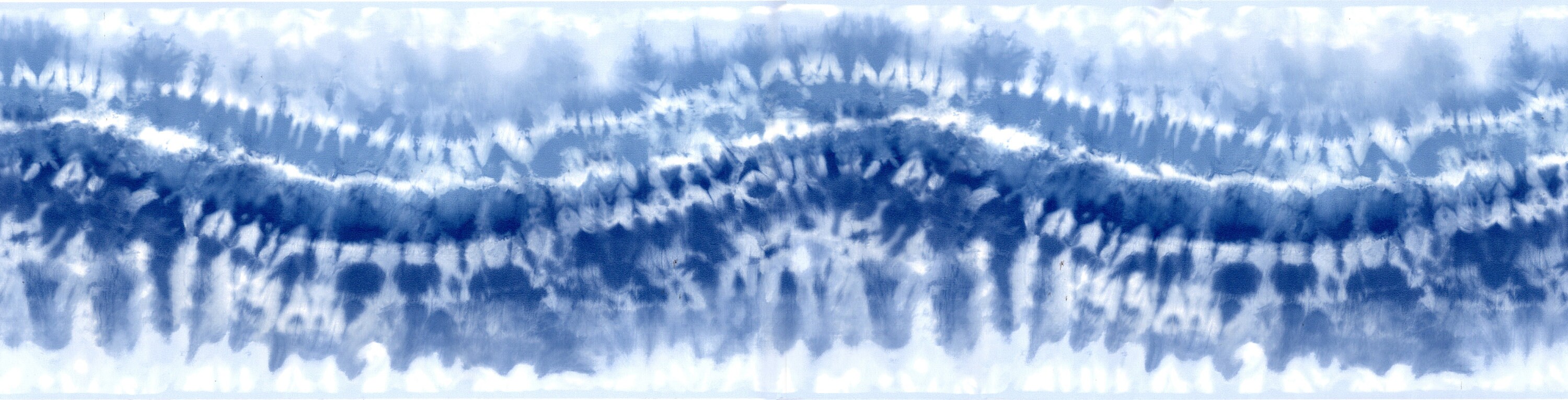 Tie Dye Wallpaper Border Blue Spray With Water and Hang - Etsy
